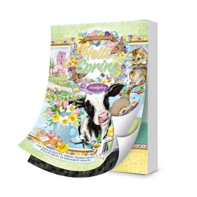 HELLO SPRING HUNKYDORY Little Book Sample Pack 24 Glossy sheets LBK313 ...