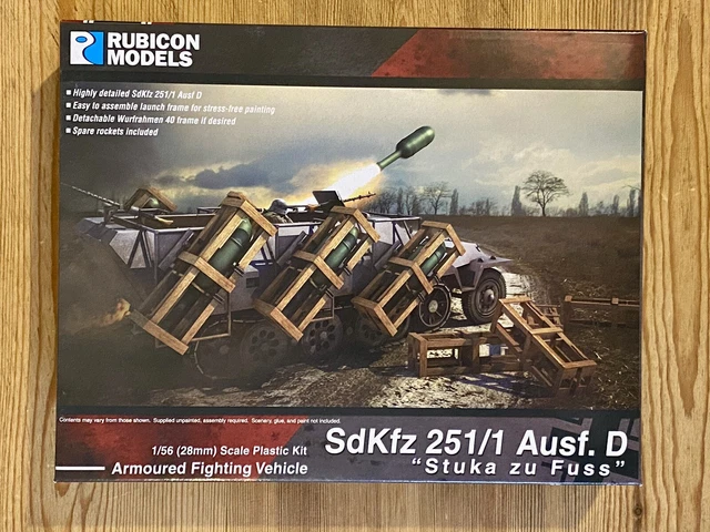 RUBICON MODELS BOLT Action SdKfz 251/1 Ausf D ‘Stuka zu Fuss’ £17.95 ...