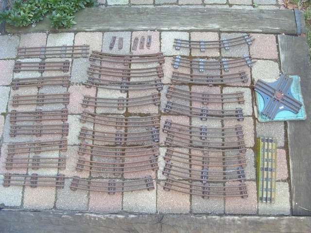 LOT ANCIEN DE 30 Rails Train Hornby Collection Modelisme Ferroviaire ...