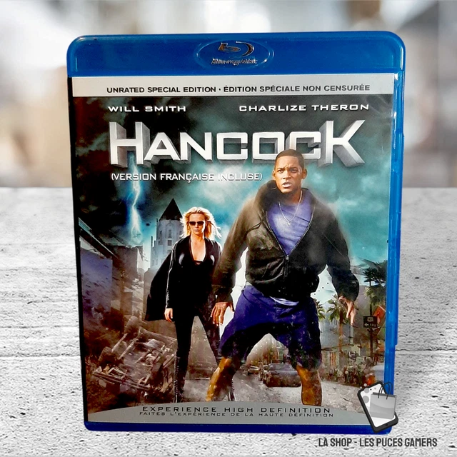 HANCOCK (BLU-RAY DISC, 2008, 2-Disc Set) Unrated, Will Smith $4.99 - PicClick CA