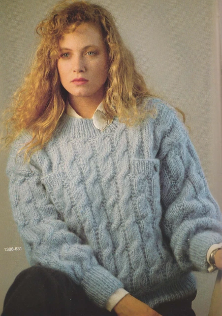 BERNAT CELEBRITY 1988 Knitting Pattern Booklet Handicrafter No.631 $6. ...