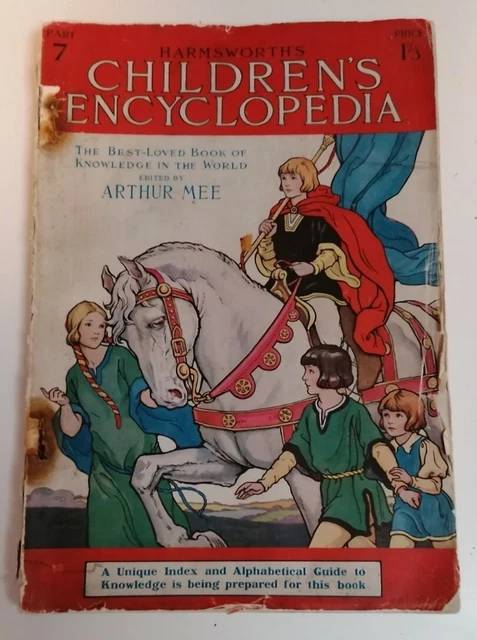 MAGAZINE - ANTIQUE 1920s Harmsworths Childrens Encyclopedia Arthur Mee ...