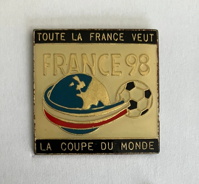 20 - PIN'S FOOTBALL EQUIPE DE FRANCE - COUPE DU MONDE 98 EUR 4,99 ...