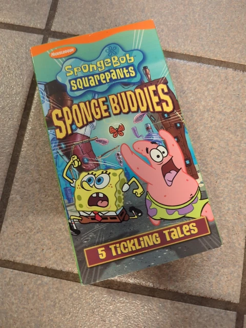 SPONGEBOB SQUAREPANTS SPONGE Buddies VHS 2002 Nickelodeon 5 Tickling ...