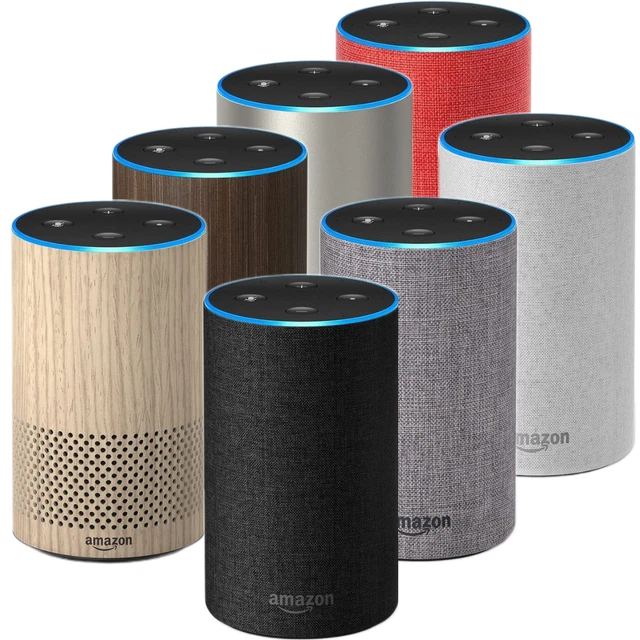 AMAZON ECHO 2. Gen Smart Lautsprecher Stereo Bluetooth Alexa - 7 Farben ...