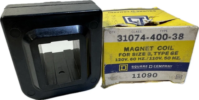 SQUARE D 31074-400-38 Magnetic Coil for Size 3 Type SE 120V 60Hz 110V ...