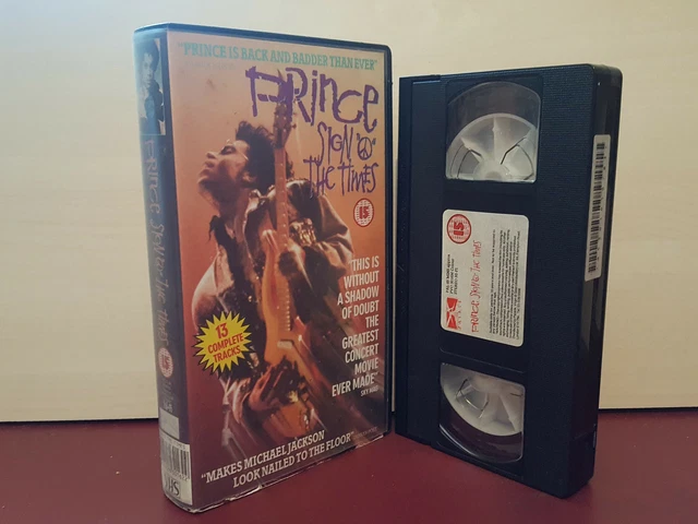 PRINCE SIGN THE Times - 13 Complete Tracks - PAL VHS Video Tape (H188 ...