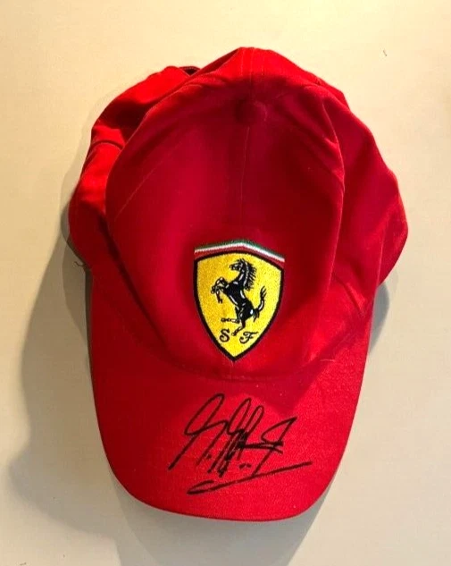 MICHAEL SCHUMACHER SIGNED Ferrari F1 Drivers Cap with COA £195.00 ...