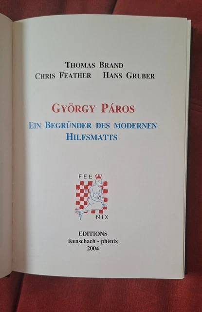 THOMAS BRAND, CHRIS Feather, Hans Gruber György Páros EUR 25,00 ...