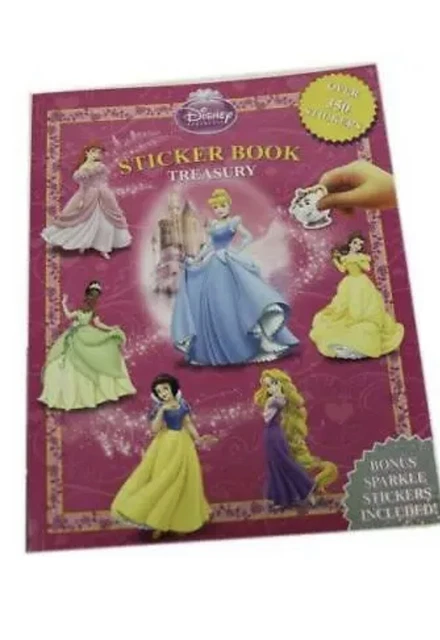 DISNEY PRINCESS STICKER Book Treasury - Paperback - Paperback - Brand ...