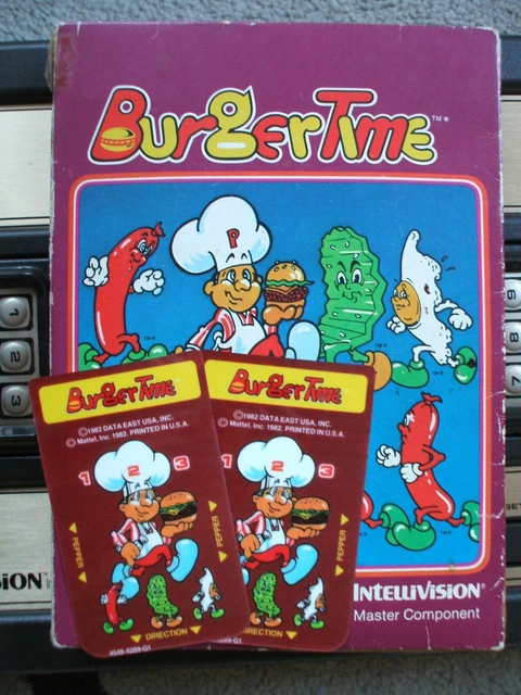 NEUF BURGER TIME Superpositions Jeu Intellivision Flashback Burgertime ...