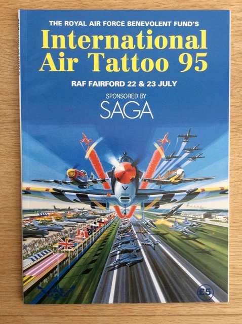 ROYAL INTERNATIONAL AIR Tattoo Riat Raf Fairford 1995 Air Show ...