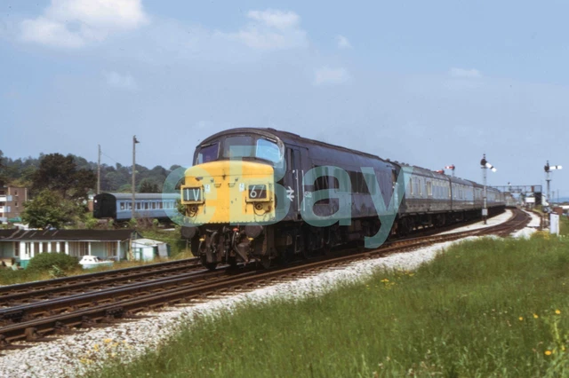 35MM RAILWAY SLIDE of Class 45 45025 @ Dawlish Warren - Copyright to ...