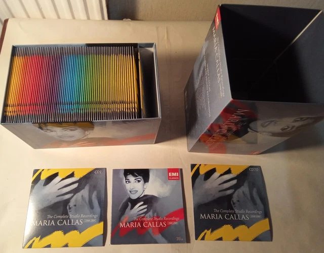 MARIA CALLAS THE Complete Studio Recording EMI Classics 70 Cd Box Set ...