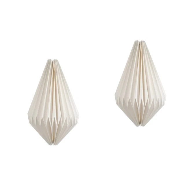 2 PC LANTERNE En Origami Pliante Abat-jour En Origami Protection EUR 23 ...