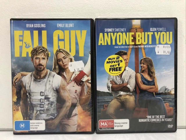 FALL GUY + Anyone But You DVD’s - PAL 2 & 4 - New Still Sealed - Rated ...