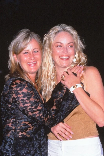 DIA SHARON STONE and Her Sister Kelly 2000 KB Format Photographer P9-23 ...