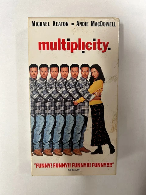 MULTIPLICITY VHS VCR Video Tape Movie Michael Keaton Preowned 1996 £9. ...