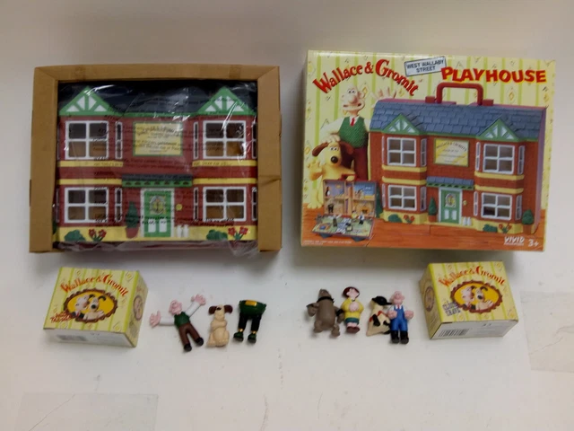 WALLACE & GROMIT Playhouse Set with Figures - Rare Collectible £9.99 ...