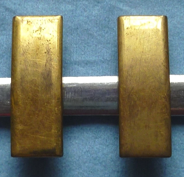 WW2 US ARMY USAF USMC 1st LIEUTENANT SHOULDER RANK A.E. Company UTICA ...