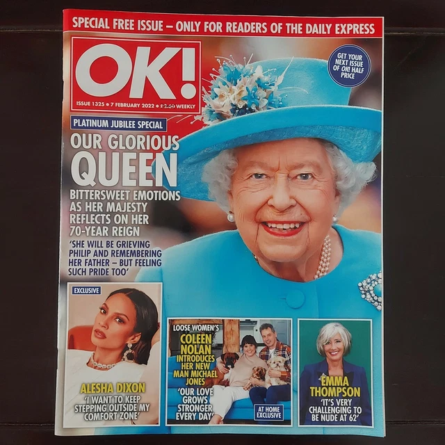 QUEEN ELIZABETH II Royal Family Uk Ok! Magazine Platinum Jubilee Special 2022 EUR 17,64 ...
