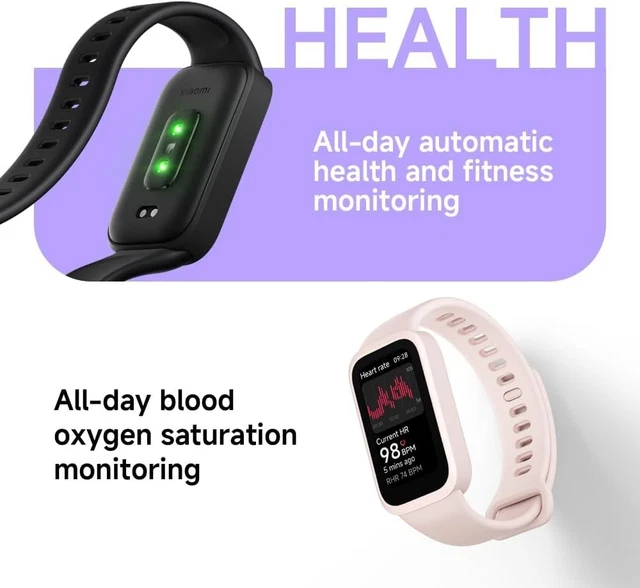 XIAOMI SMART BAND 9 Active, Sports Fitness Tracker, 18 Days Battery ...