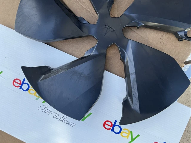 2025-2026 TESLA MODEL Y 19" Crossflow WHEEL COVER HUB CAP 2188231-00-D ...