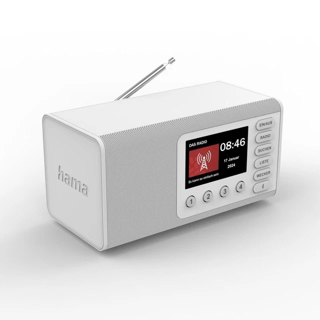 HAMA DIGITALRADIO &DR1001BT&, FM/DAB/DAB+/Bluetooth® RX, #1906988 EUR ...