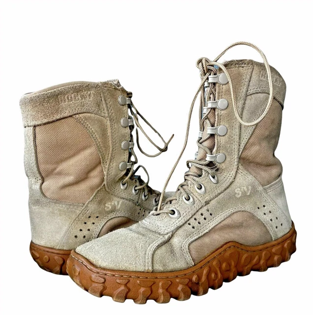 ROCKY S2V SPECIAL Ops Tactical Combat Boots 5W Desert Tan Vibram Soles ...