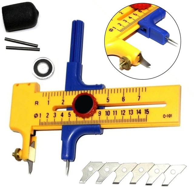 CERCLE COUTEAU COMPAS Circulaire Cropping Dessin for Caoutchouc PVC ...