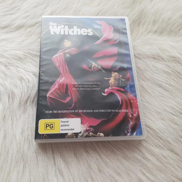 VINTAGE ROALD DAHL THE WITCHES Movie 1990 Vintage Witch Movie Film DVD ...