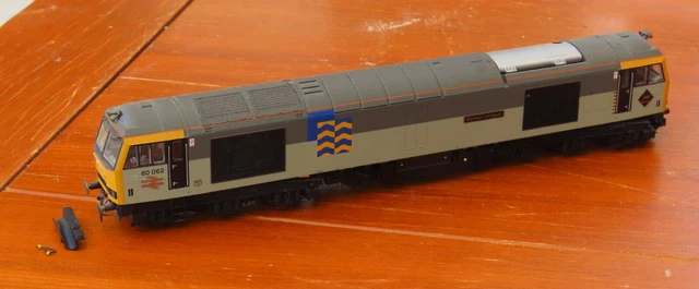 HORNBY BR CLASS 60 60062 Samuel Johnson Diesel OO Gauge MODIFIED NOT ...