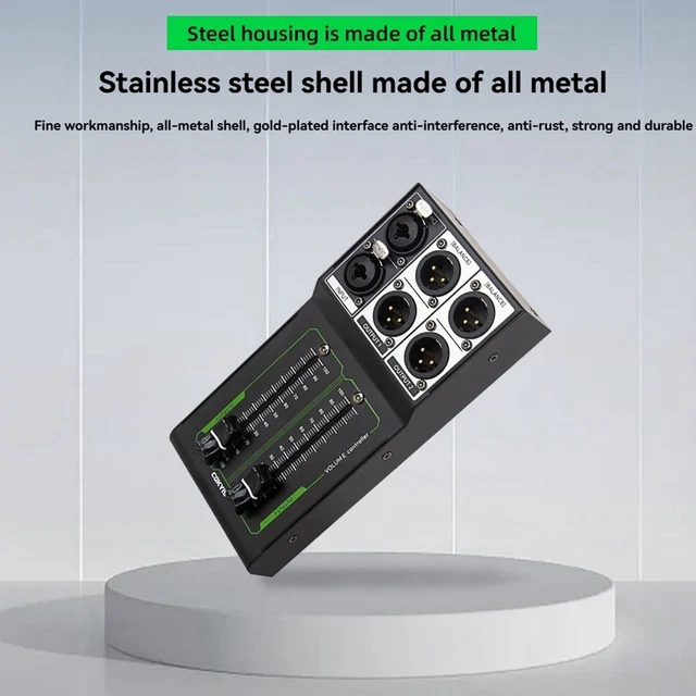 PASSIVE VOLUME CONTROLLER 1 in 2 Out No Noise Input and Output ...