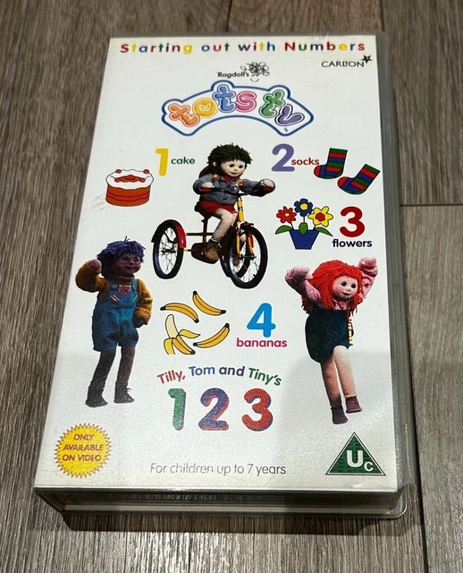 TOTS TV TILLY Tom And Tiny's 123 VHS £4.99 - PicClick UK