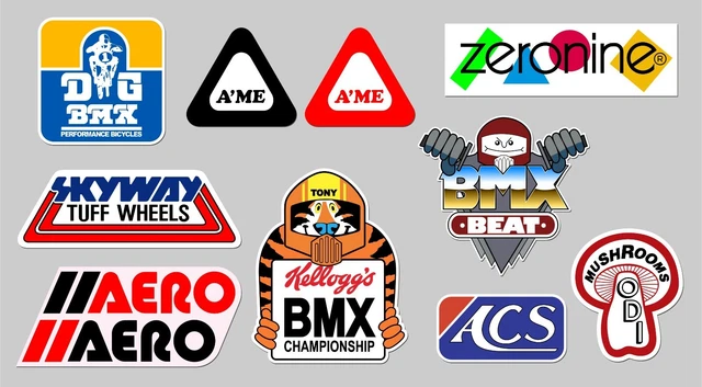 OLD SCHOOL BMX Decals x 20 - Hutch VDC CW Racing £10.99 - PicClick UK