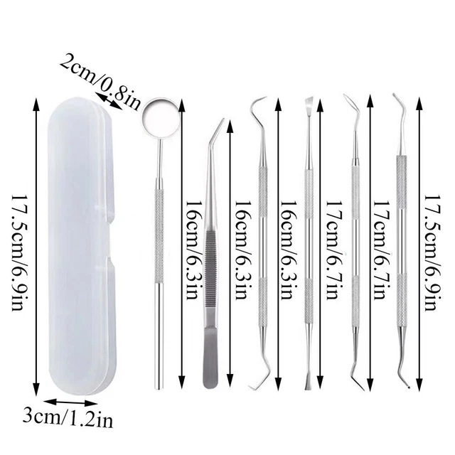 TARTAR SCRAPER TEETH Cleaning Dental Calculus Remover Dental Hygiene ...