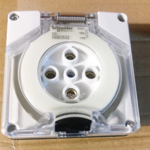 32A 56 SERIES IP66 5 Pin Socket 500V IP66 Weatherproof Outdoor ...