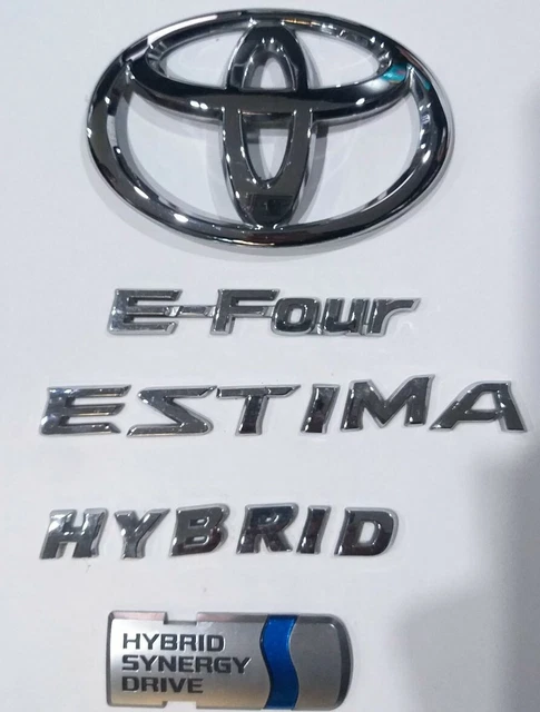 TOYOTA ESTIMA GENUINE Badge / Emblem / Logo £42.99 - PicClick UK