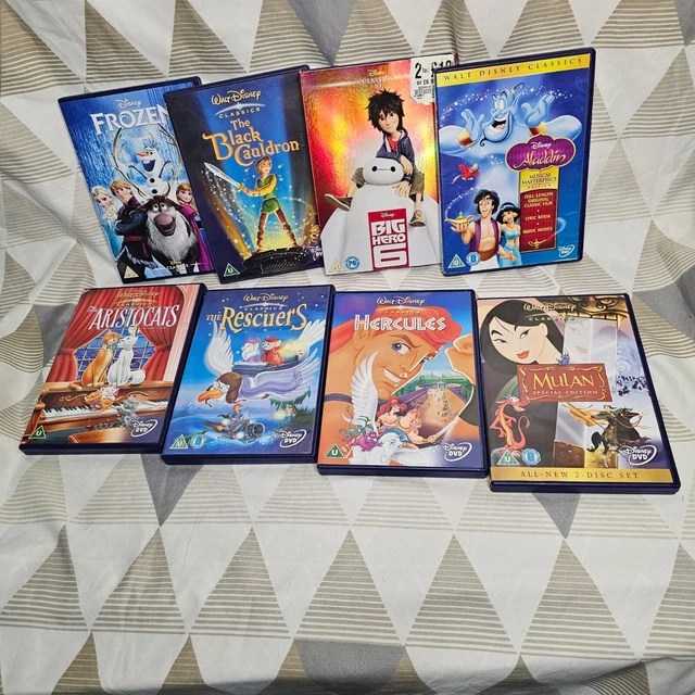 DISNEY CLASSICS DVD Bundle x 8 Children's Movies Big Hero 6, Hercules ...
