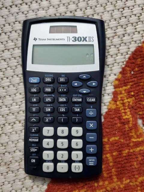 TEXAS INSTRUMENTS TI-30X Iis 2-Line Scientific Calculator Dark Blue £5. ...