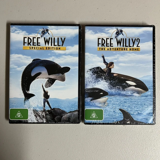 FREE WILLY 1 & 2 BRAND NEW & SEALED DVD R4 Free Postage $10.00 ...