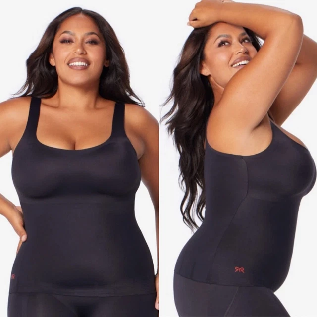 NWT RUBY RIBBON Second Skin Cami Black Size 32 Shapewear Tank Top ...