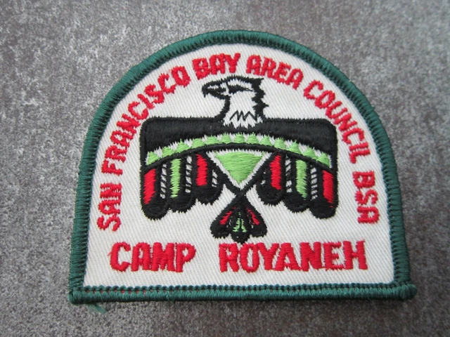 SAN FRANCISCO CAMP Royaneh BSA Cloth Patch Badge Boy Scouts Scouting ...