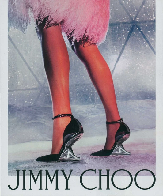 JIMMY CHOO FOOTWEAR Magazine Print Ad Advert long legs high heels shoes ...