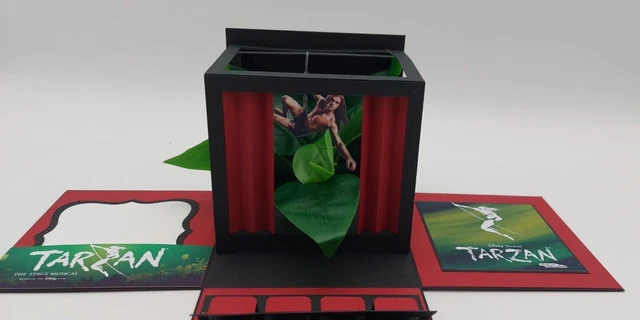 EXPLOSIONSBOX TARZAN MUSICAL Gutscheinverpackung Geldgeschenk ...