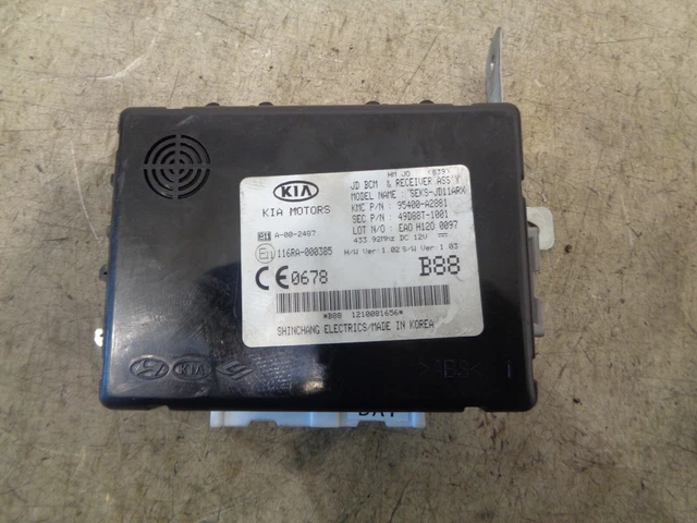 2013 KIA CEED Mk2 Bcm Receiver Assy Control Module 95400-A2881 £25.00 ...