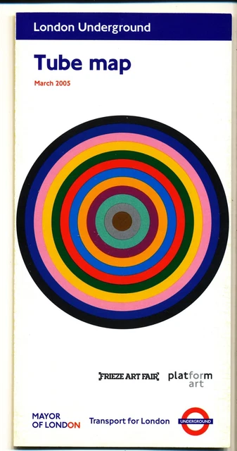 LONDON UNDERGROUND TUBE MAP MAR 2005 Station Index,Transport,Journey ...