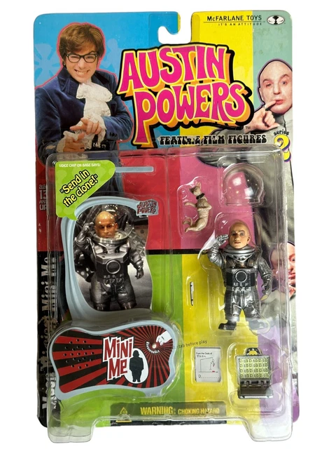 AUSTIN POWERS SERIES 2 Moon Mission Mini Me 1999 Talking Action Figure ...