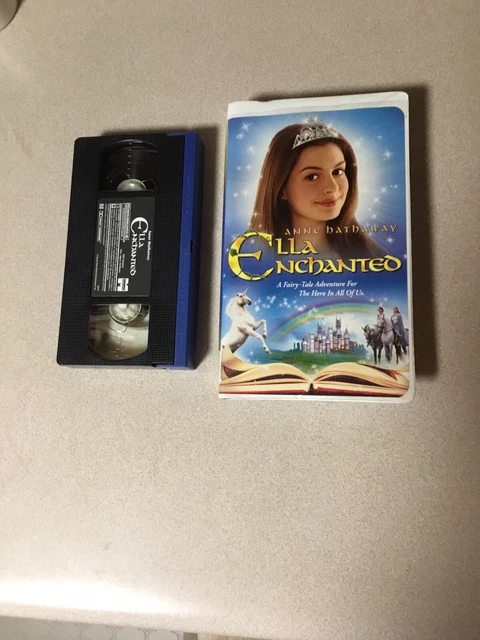 ANNE HATHAWAY ELLA Enchanted Vhs Video Tape With Clamshell Case £7.94 ...