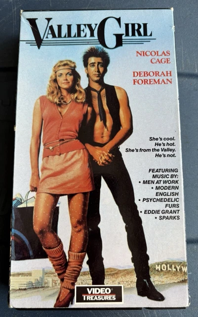 VALLEY GIRL-VHS-1989 NICOLAS Cage/Deborah Foreman-Video Treasures LTD ...